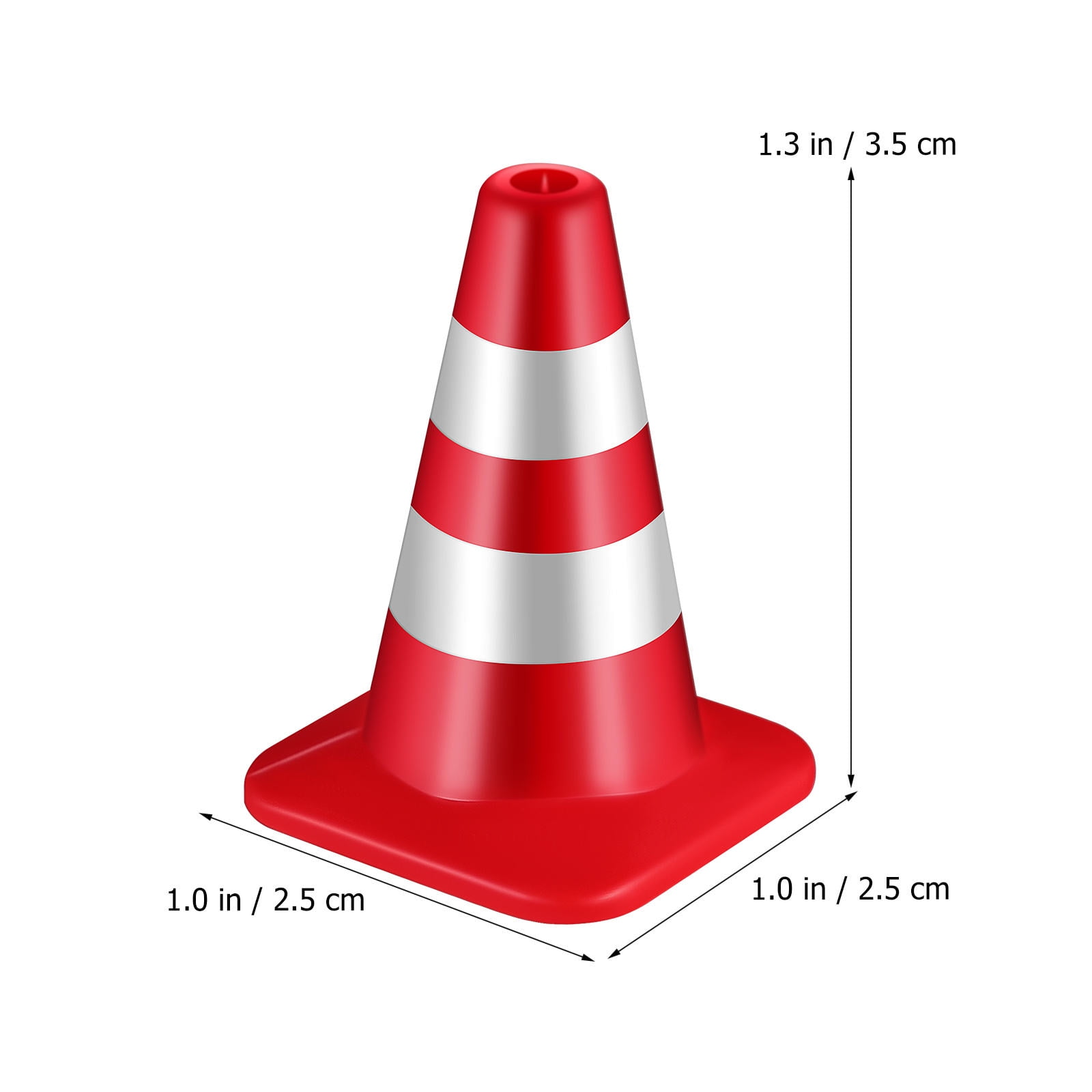 UPOUART 30Pcs Mini Traffic Cones Plastic Road Signs Toys for Kids ...