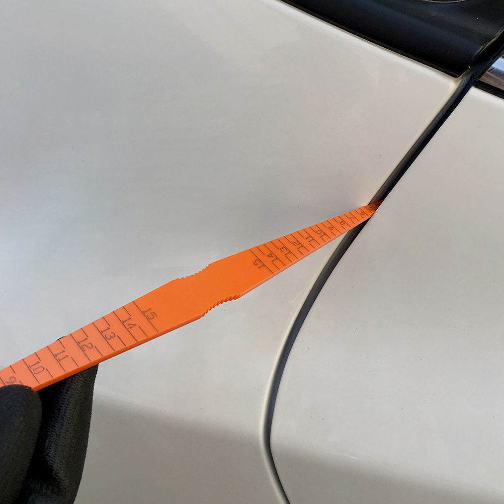 UPOUART 3Pcs Car Panel Gap Measuring Tool Plastic Orange for Accurate Measurement in Vehicle ...