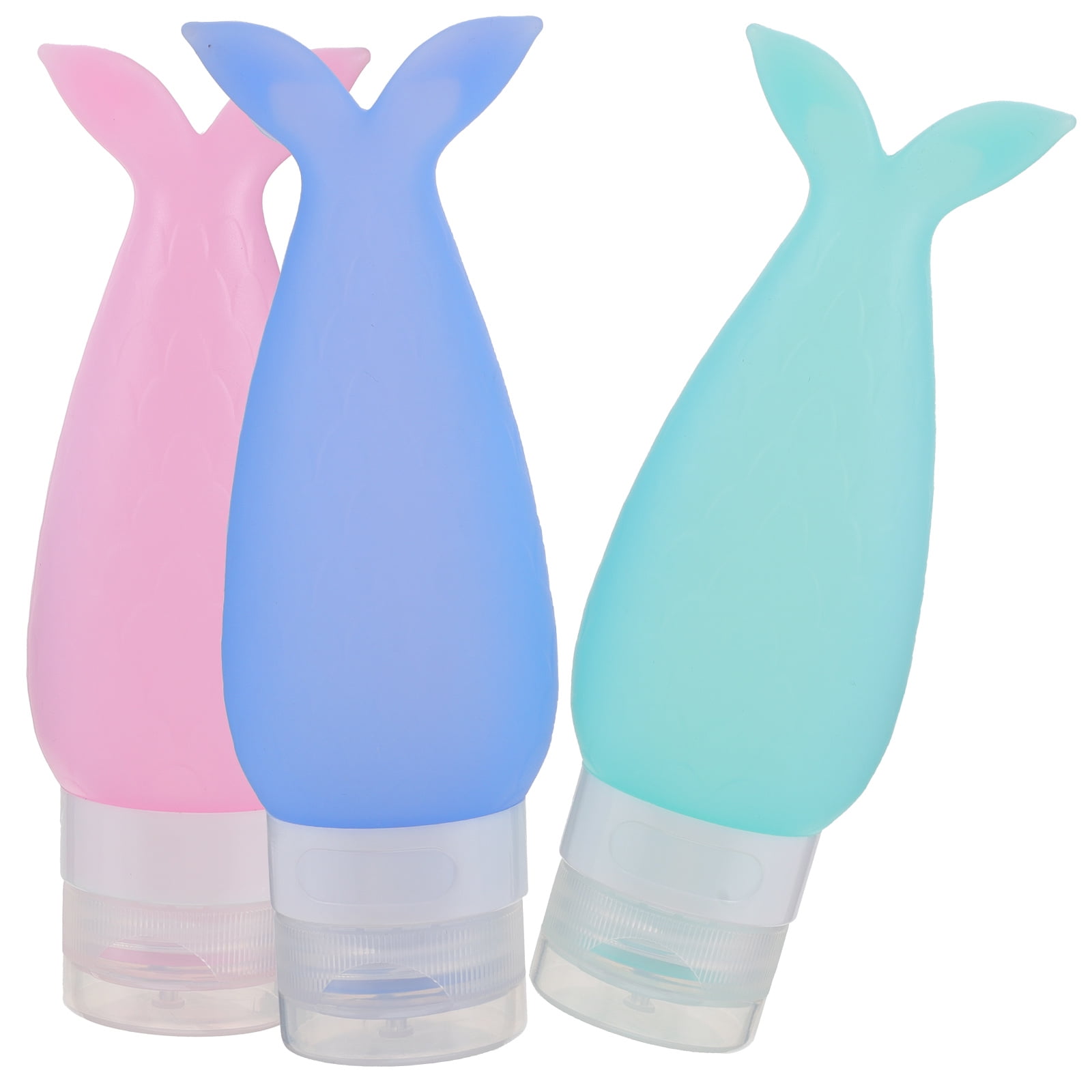 UPOUART 3Pcs Pink Shower Gel Bottles Travel Body Wash Container ...