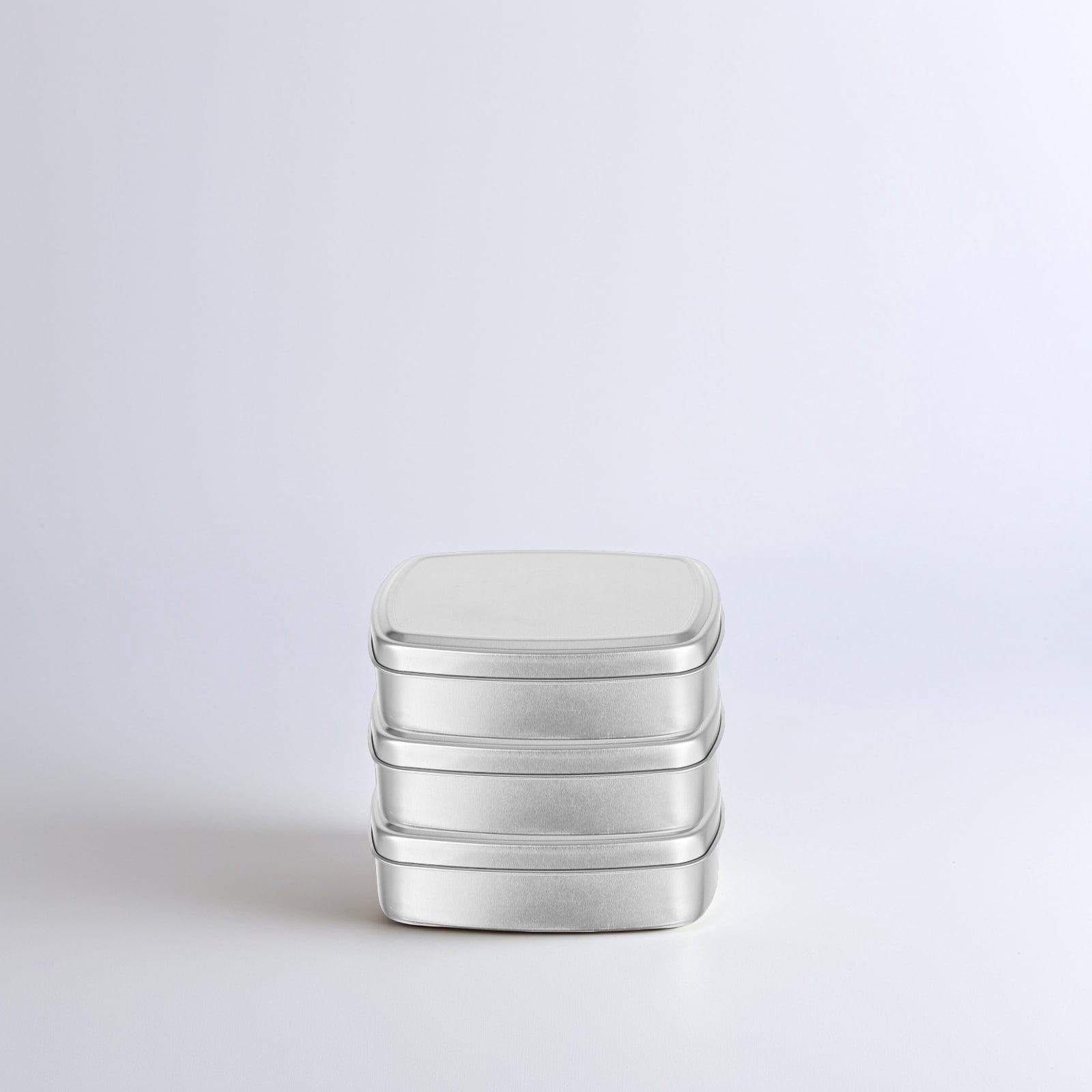 UPOUART 3Set Aluminum Soap Holder Rectangular Box Silver Color Sealing ...