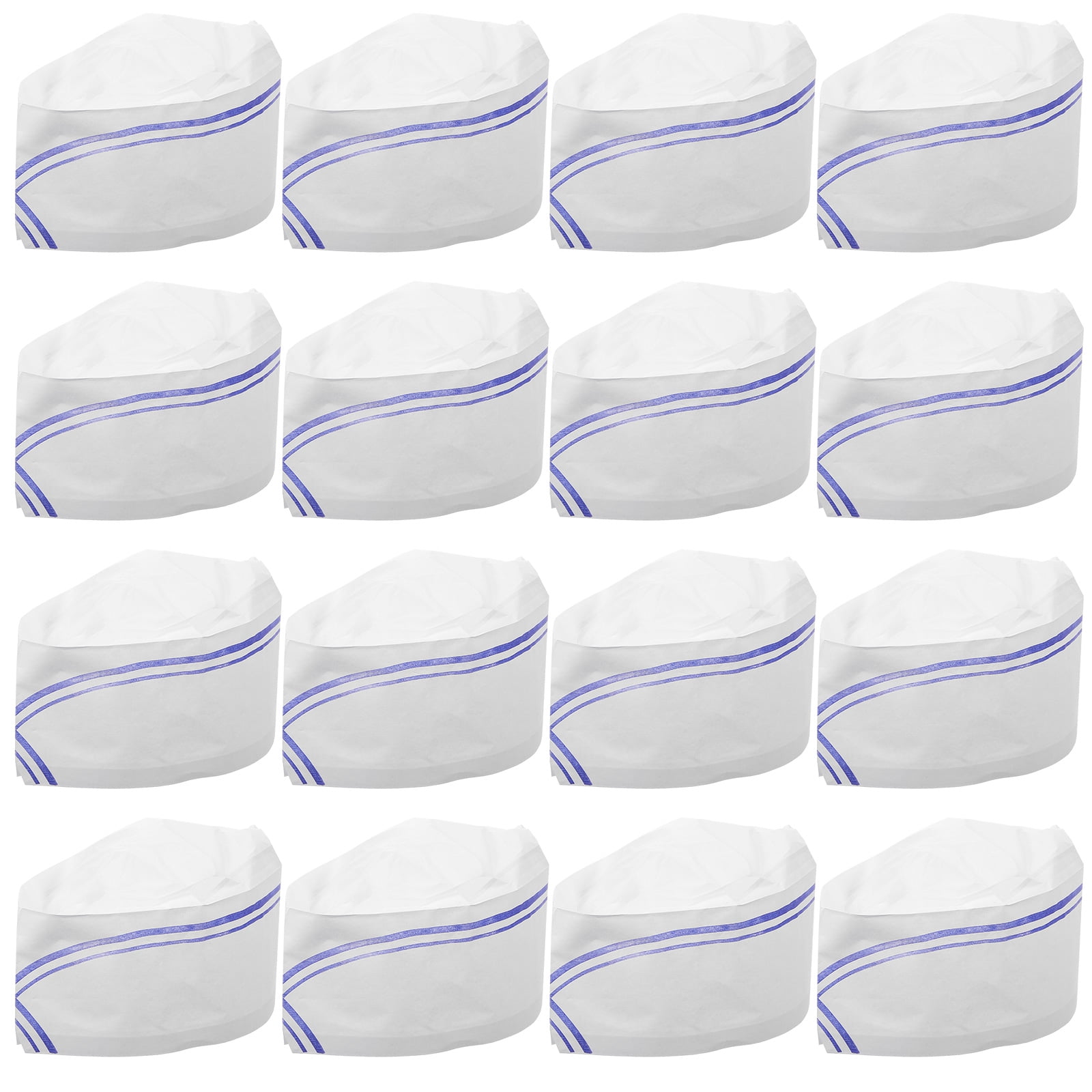 UPOUART 40Pcs Thick Disposable Chef Hats Paper Cooking Hat Portable and ...