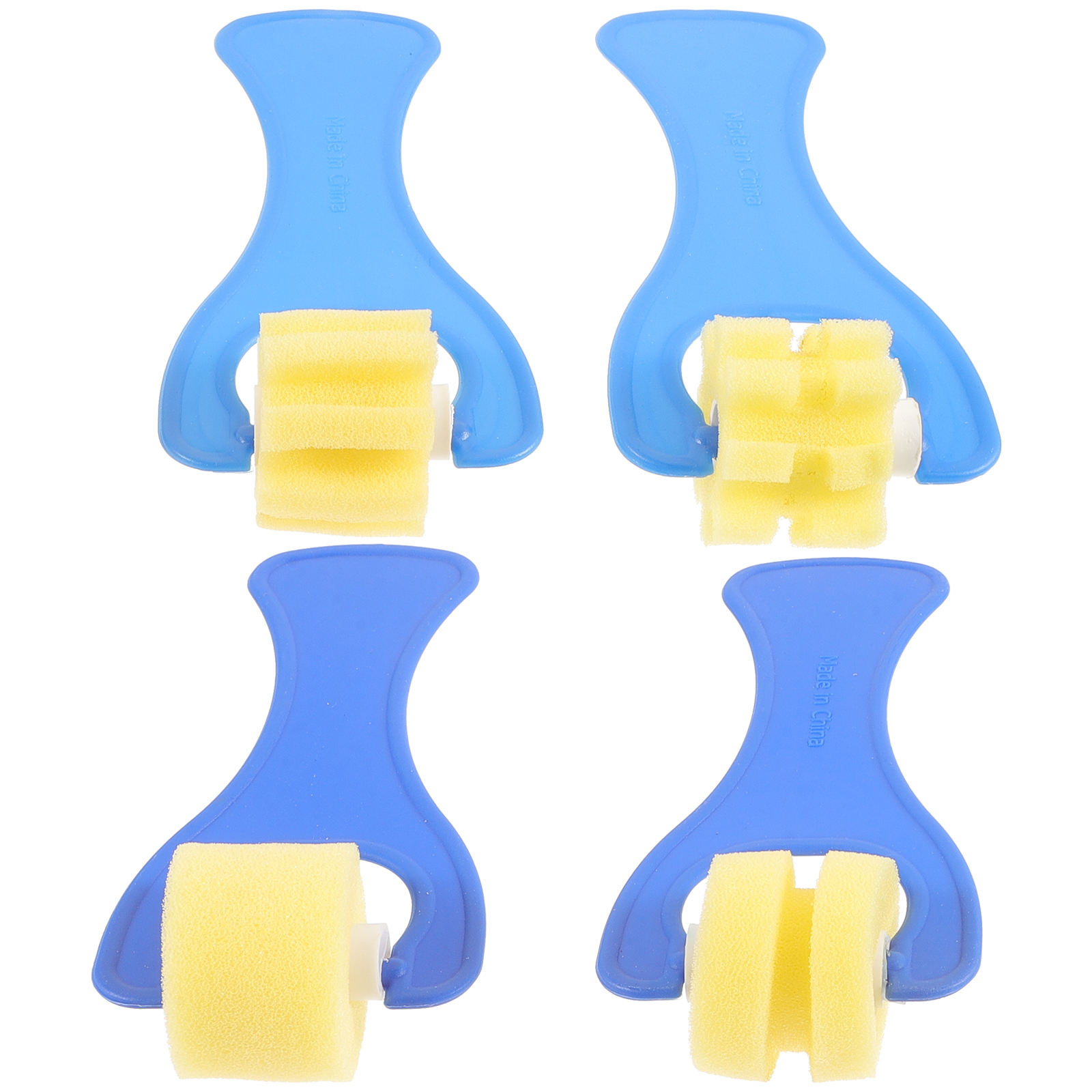 UPOUART 4Pcs Drawing Tools For Kids Blue Small Paint Rollers Certified ...