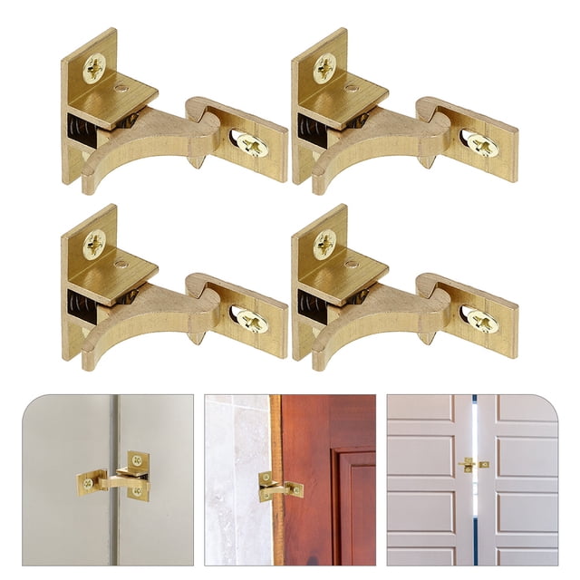 UPOUART 4Pcs Hook Style Latch Rv Cabinet Latches Catches Golden For Diy ...