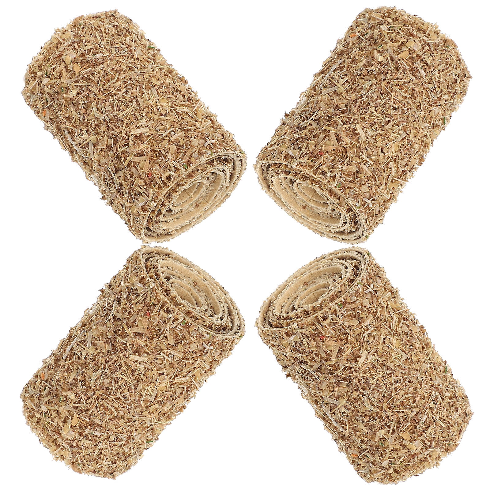 UPOUART 4Pcs Miniature Haystacks for Crafts Golden Wood Rustic Elegance ...
