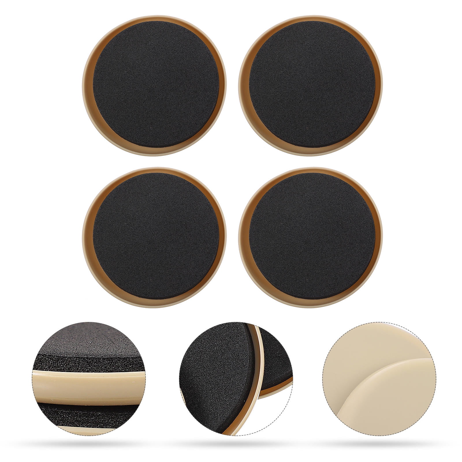 UPOUART 4-Pack Light Grey Non- Furniture Sliders for Sofas, Tables ...