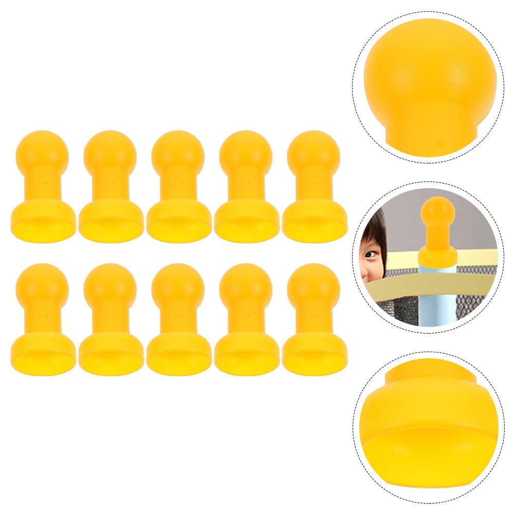 UPOUART 4Pcs Round Cap Trampoline Pole Caps and Covers for Trampoline ...