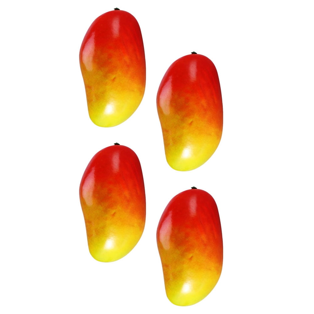 UPOUART 4Pcs Simulation Fruit Props Plastic Artificial Fruits for Fruit ...