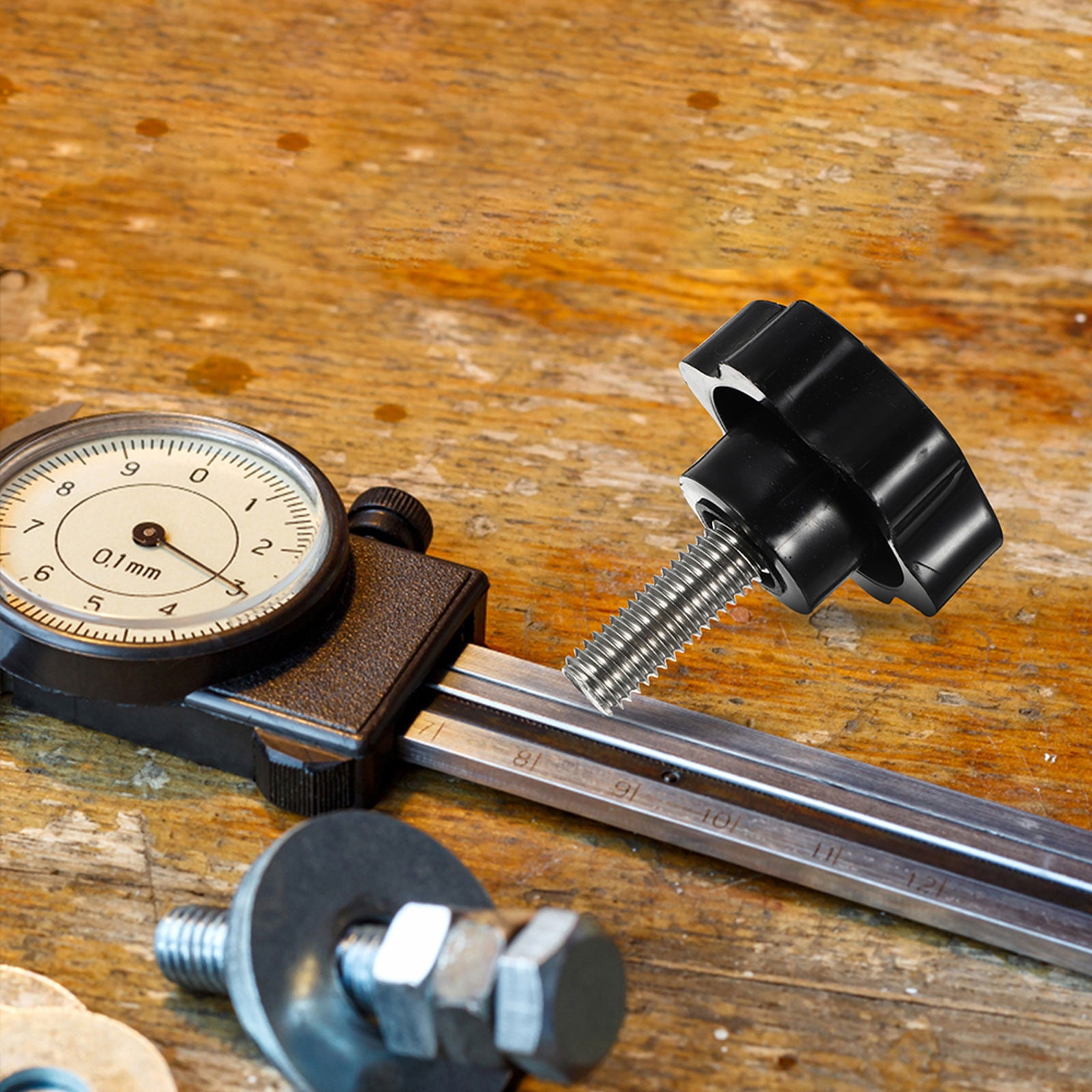 UPOUART 4Pcs Star Hand Knob Tightening Screw Plastic Round Head Screws ...