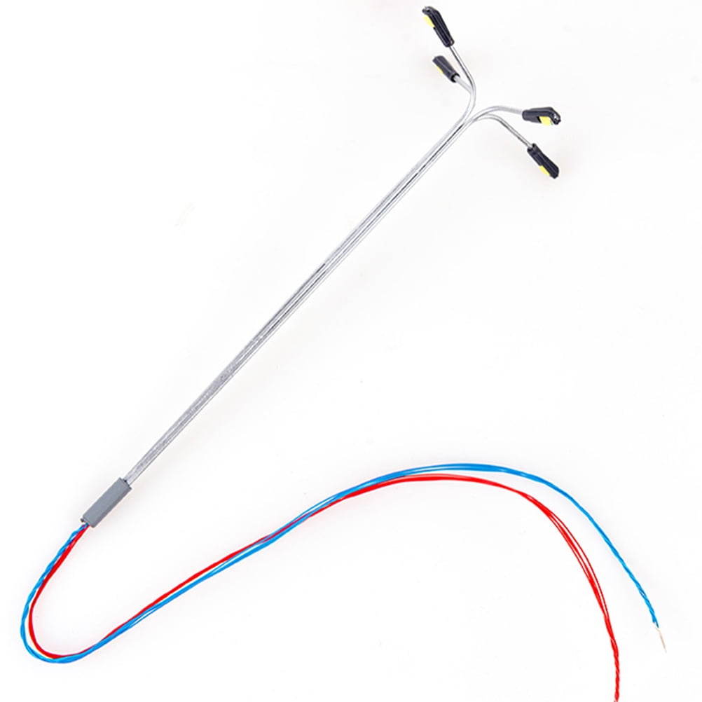 UPOUART Metal ABS 4Pcs Mini Street Lamps JType Design for Building ...