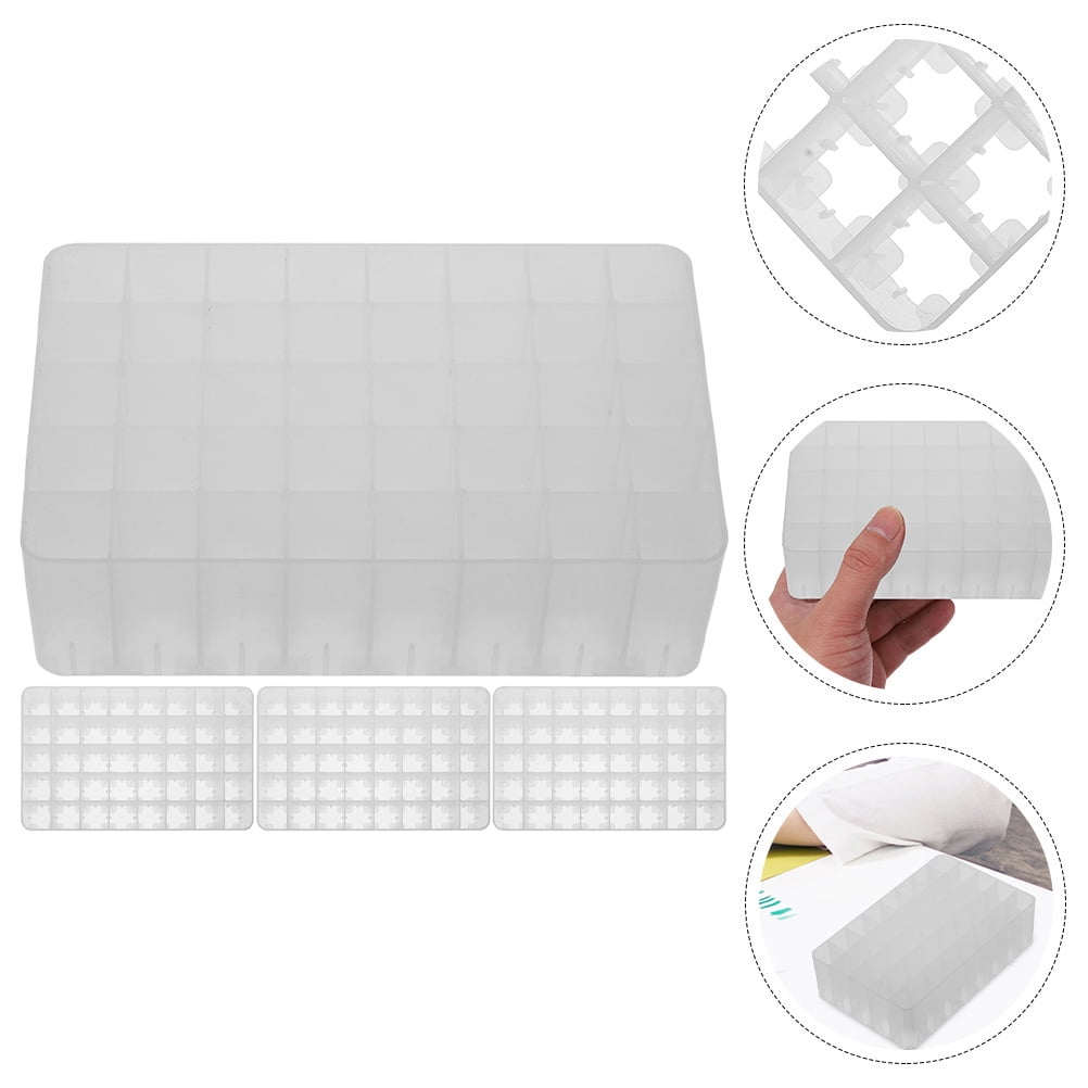 UPOUART 4Pcs Transparent Marker Storage Rack Business Style Office Desk ...