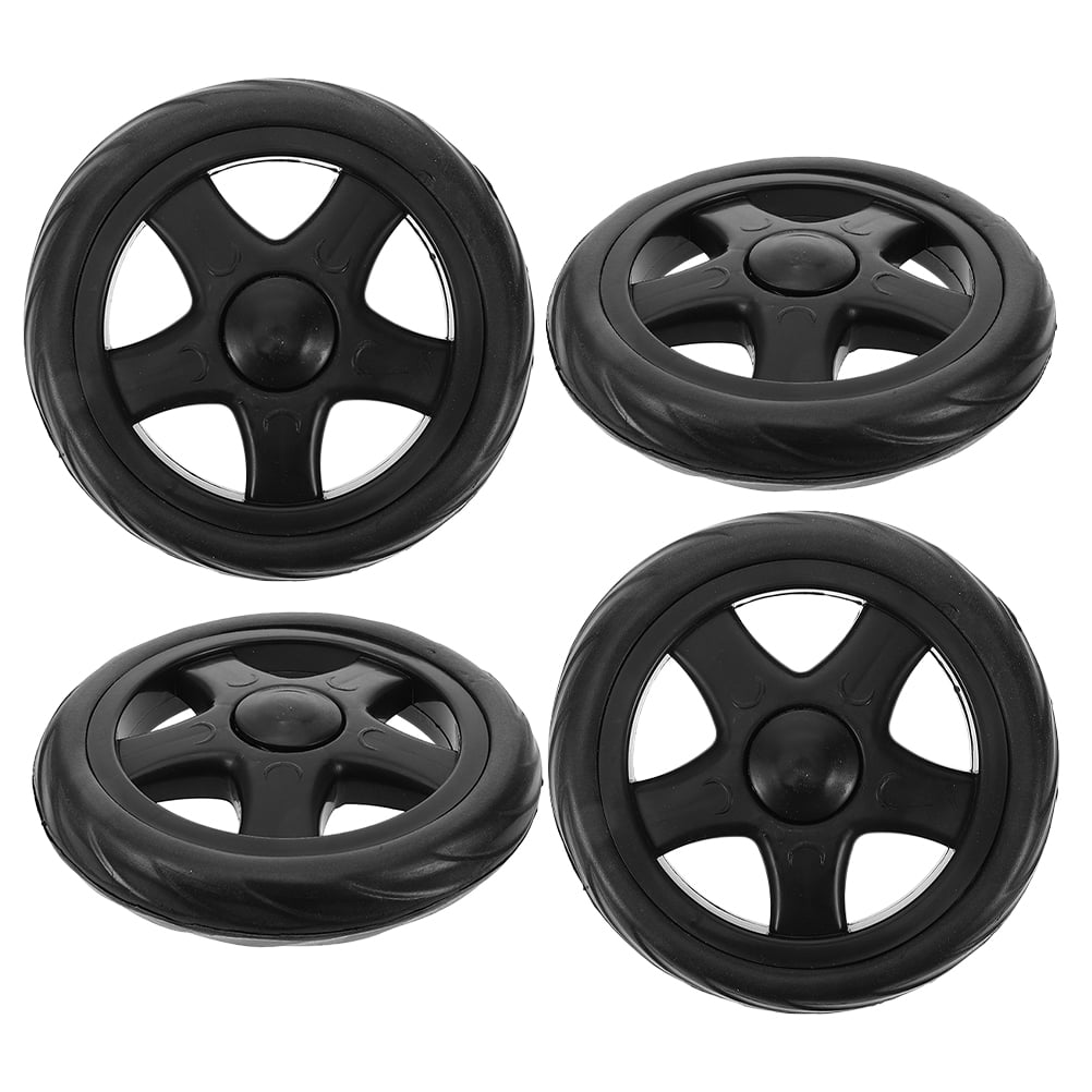 UPOUART 4Pcs Utility Cart Wheels for Climbing Stairs and Supermarket ...