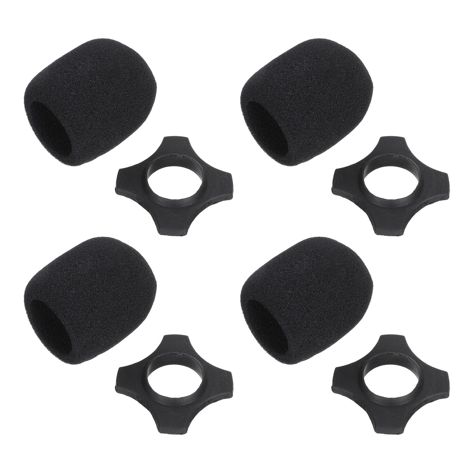 UPOUART 4 Sets Microphone Foam Covers with for Noise Reduction and ...