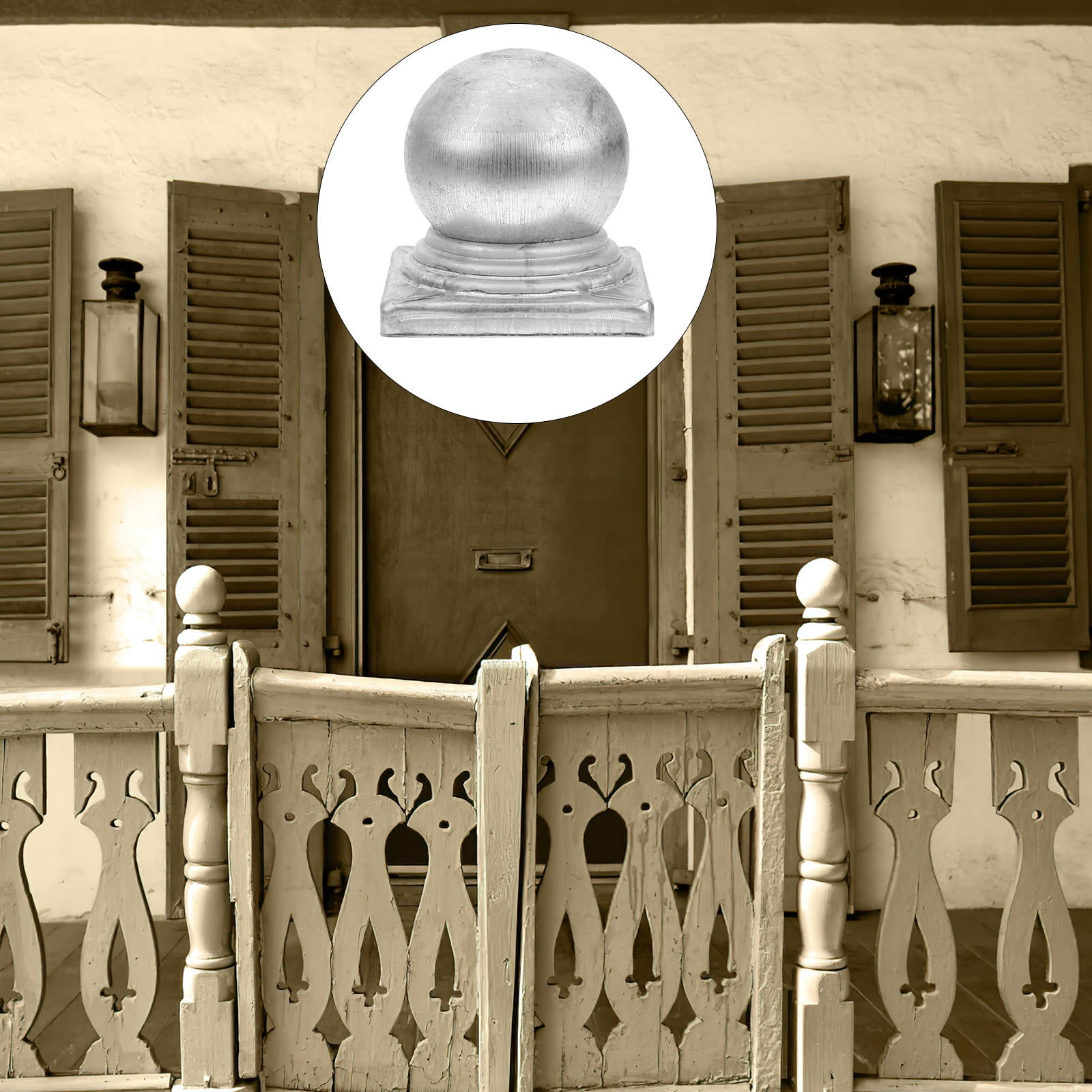 UPOUART Caps Metal Fence Sealing Cover Square 4.1x4.1in - Walmart.com