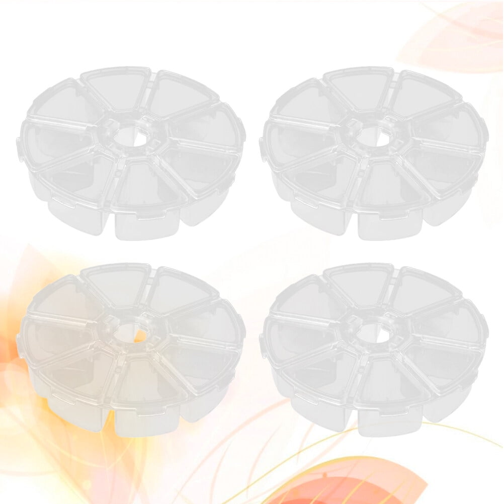 UPOUART 4Set Small Grid Container Plastic Storage Box for Jewelry Beads ...