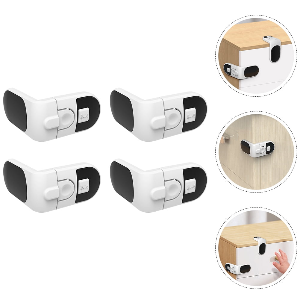 UPOUART 4pcs Pinch Cabinet Locks For Safety Childproofing Latches For ...