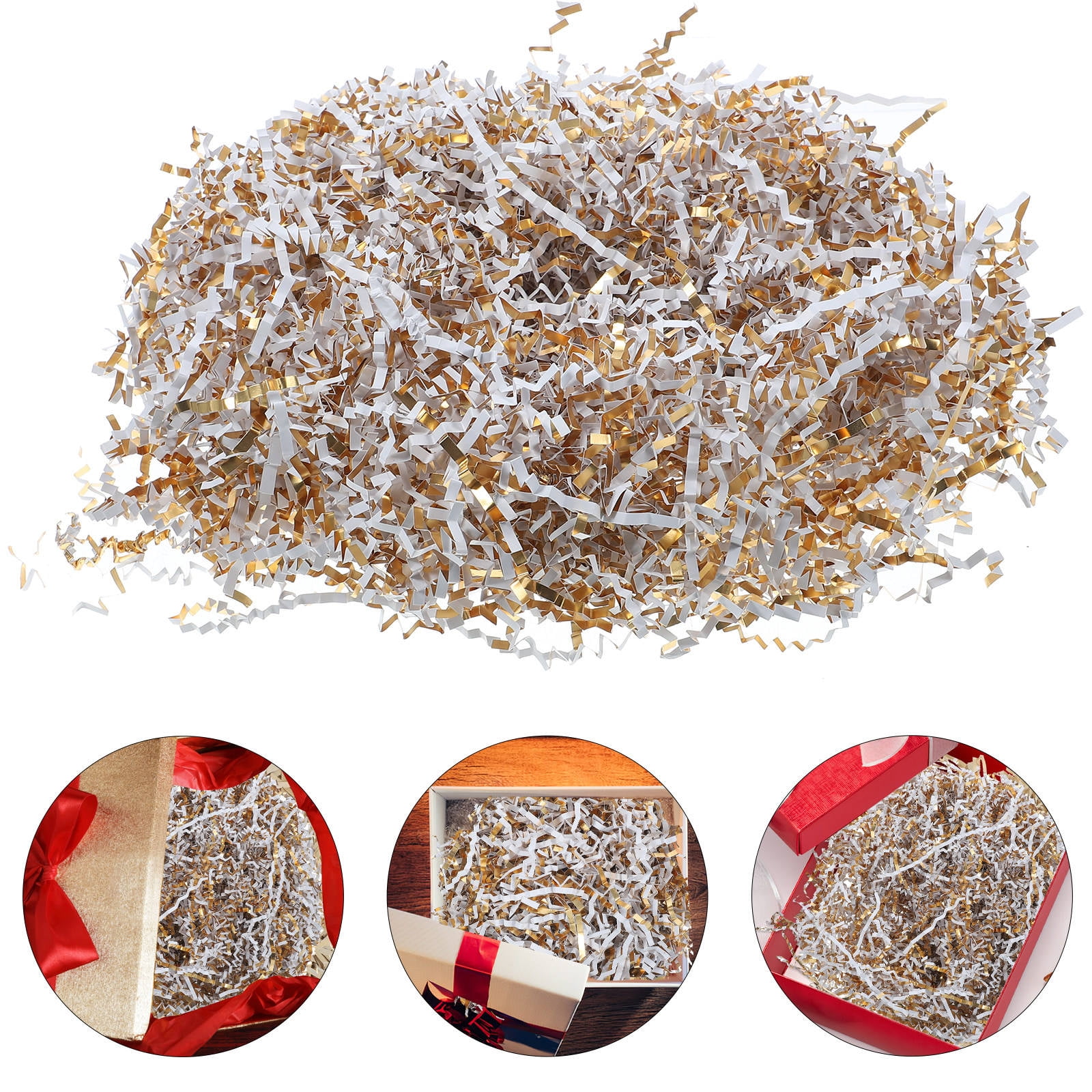 UPOUART 5-Pack Shredded Paper Filler for Boxes, Festival Decorations ...