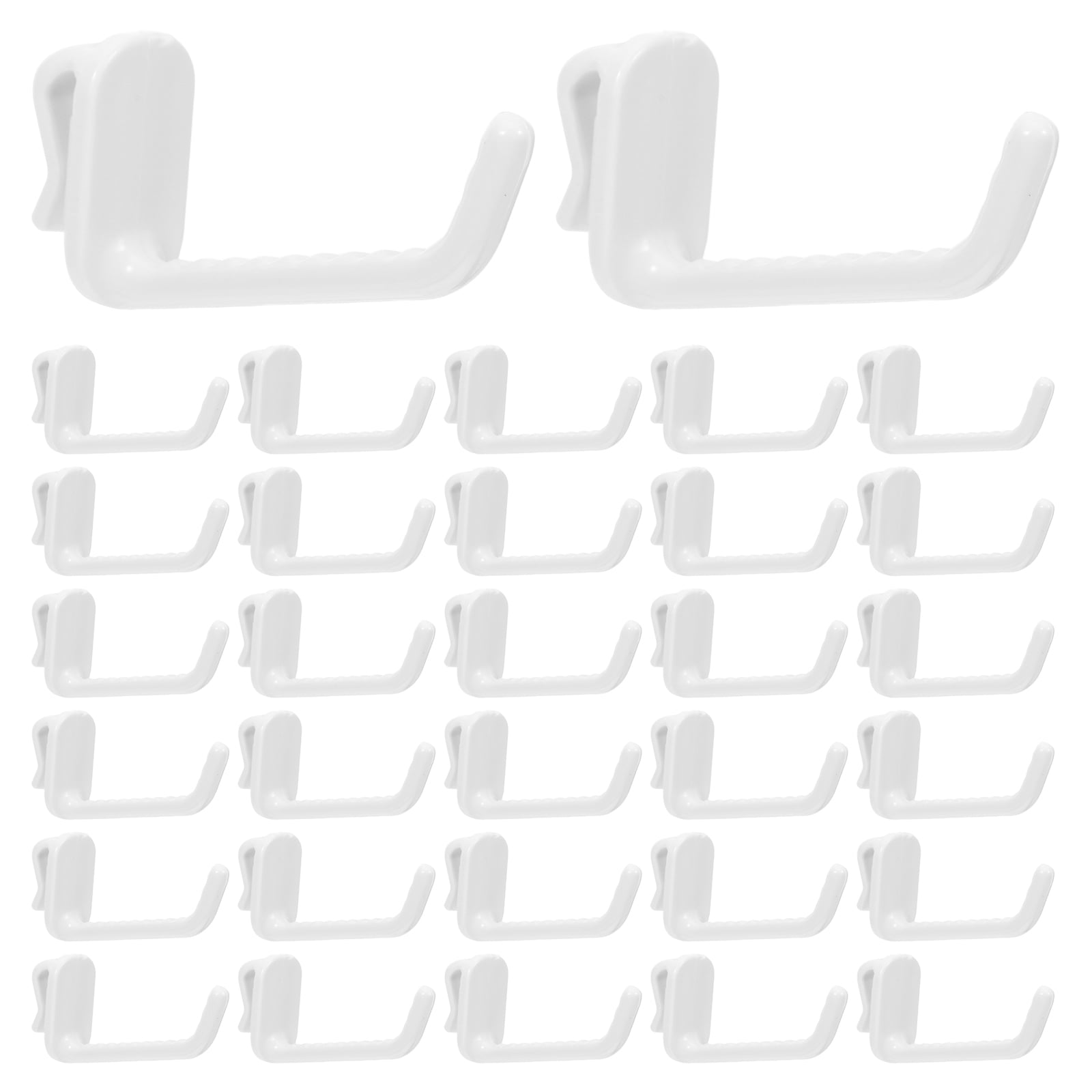 UPOUART 50 Pcs Plastic Utility Hooks for Retail Store Display ...