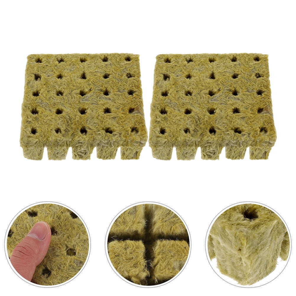 UPOUART Cloning Cubes Hydroponic Starter Cubes Light Yellow 50Pcs Home ...