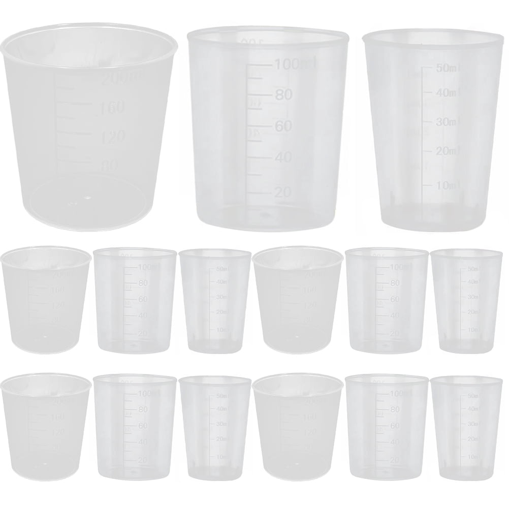UPOUART 50Pcs Mini Mixing Cups with Scale for Sample Preparation and ...