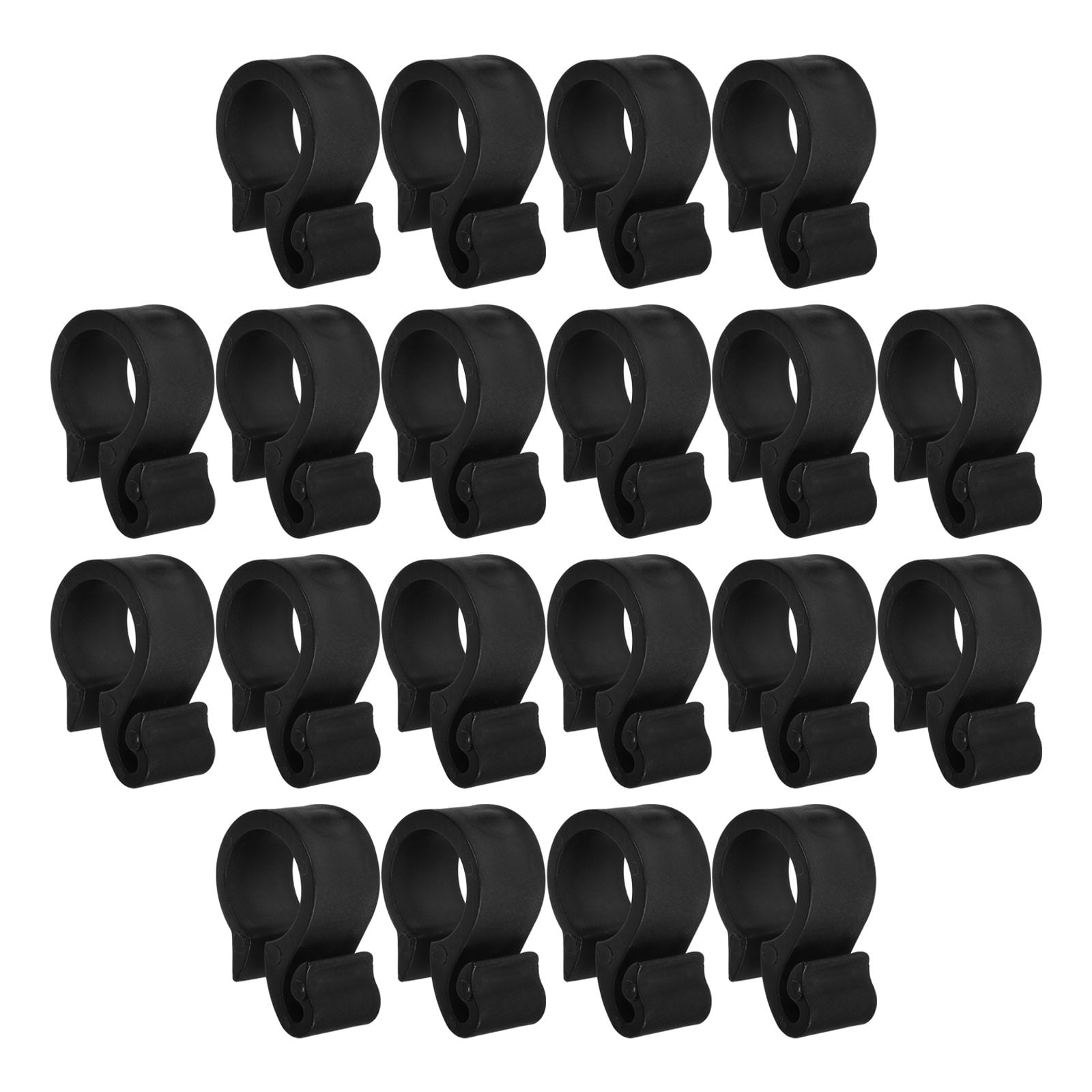 UPOUART 50Pcs Plastic Tube Clamp Hooks for Irrigation Hose Securing in ...