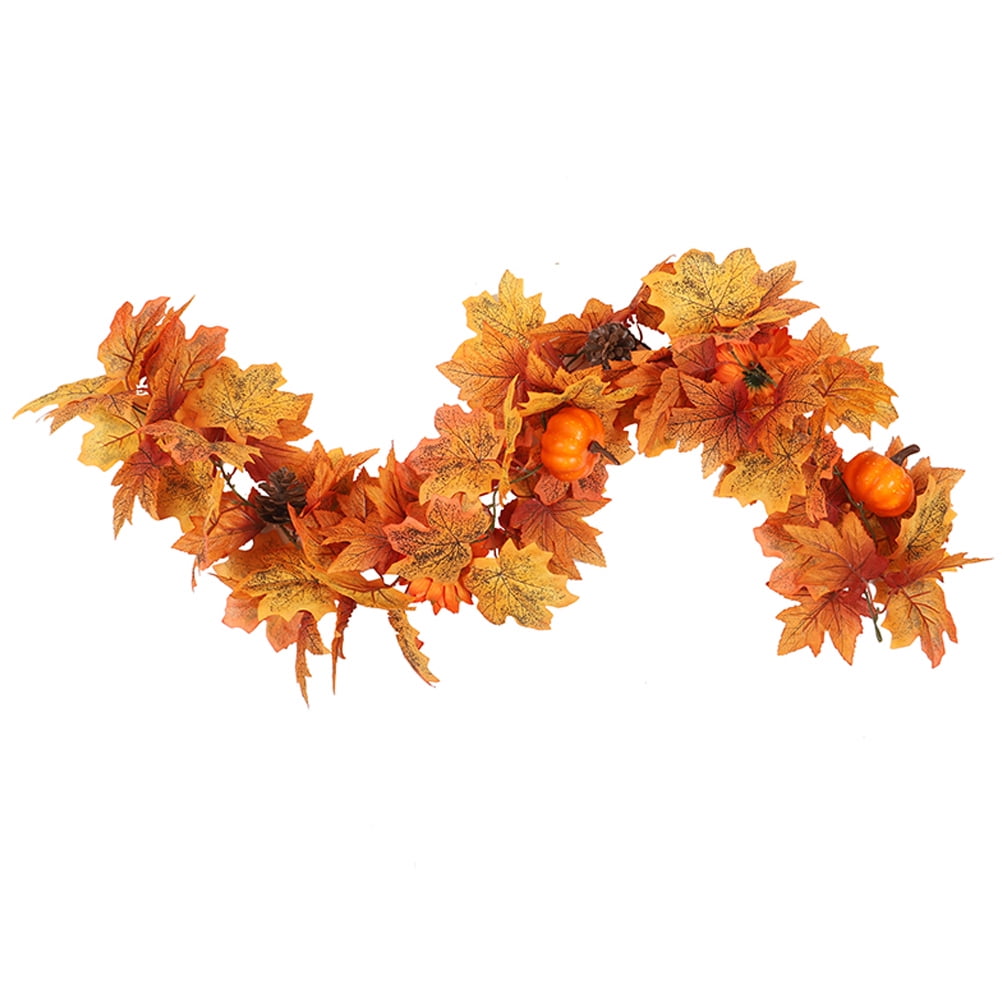 UPOUART Tsgiving Fall Leaves Gar Multi Color Non Wilting 1 Set ...