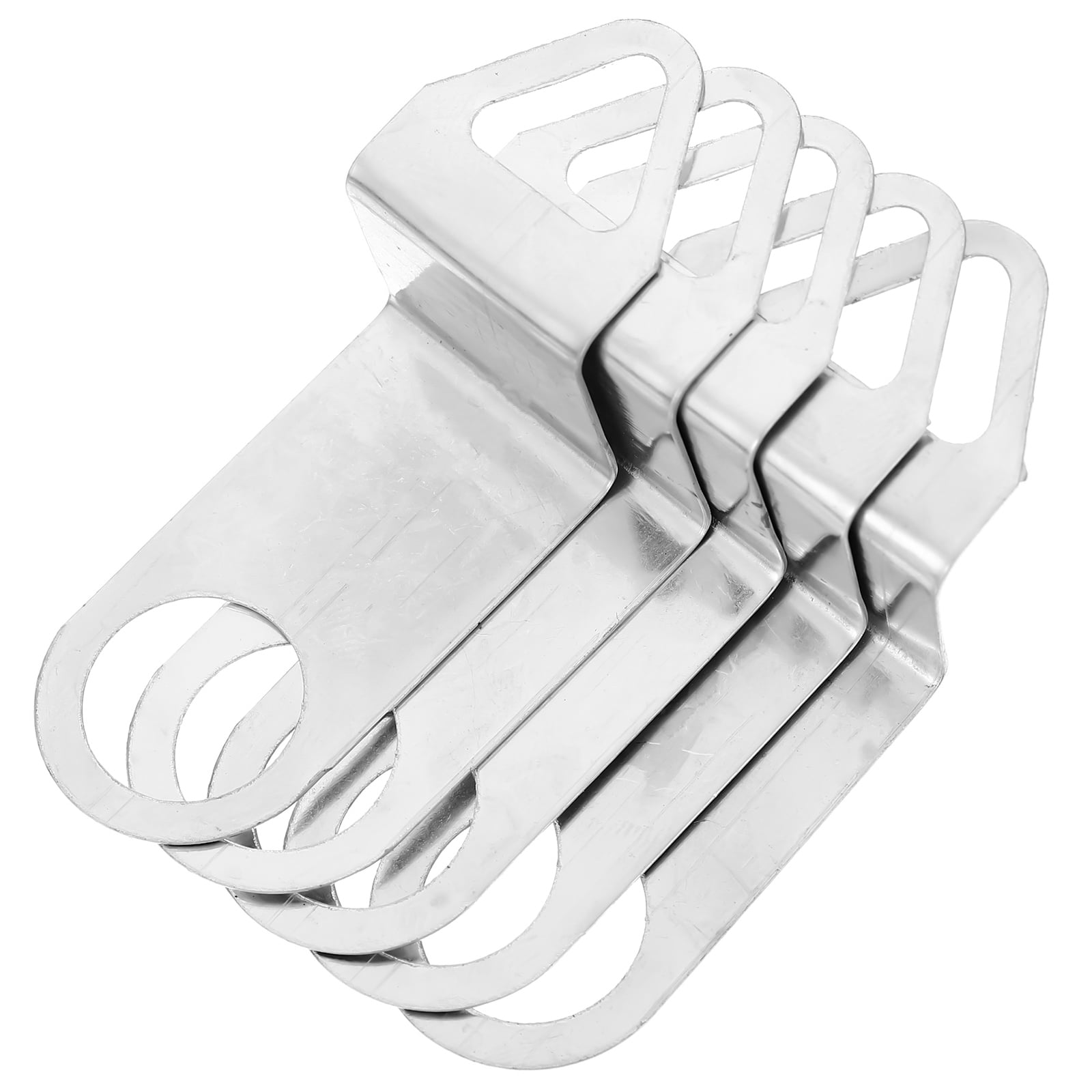 UPOUART 5Pack Silver Rectangular Wall Clock Movement Hook for Diy ...