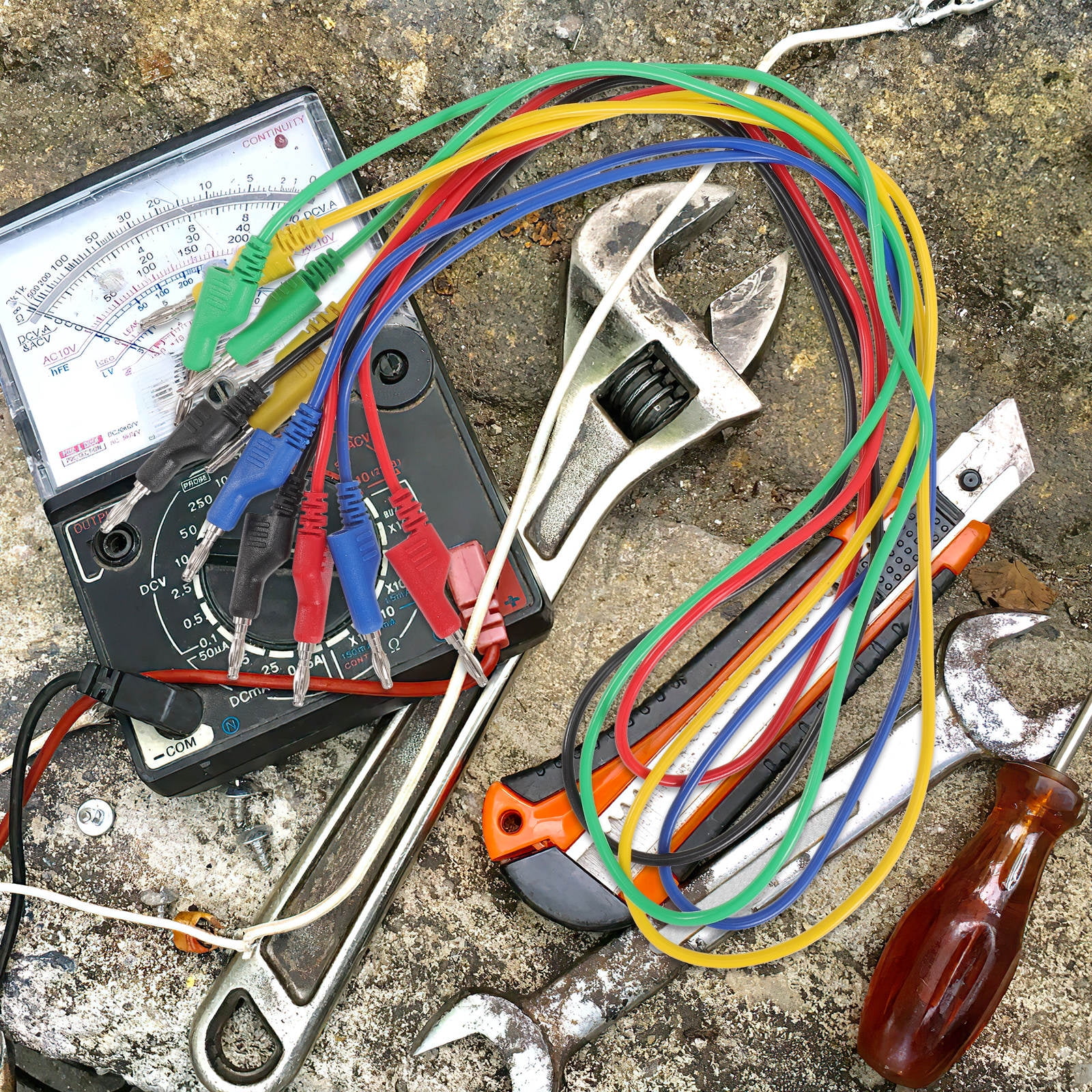 UPOUART 5Set Banana Plug Test Lead Kit for Multimeter Electrical ...