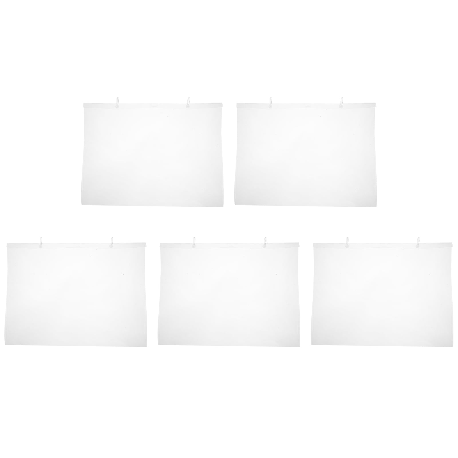 UPOUART 5Pcs Hanging Price Tag Covers Transparent Plastic Label ...