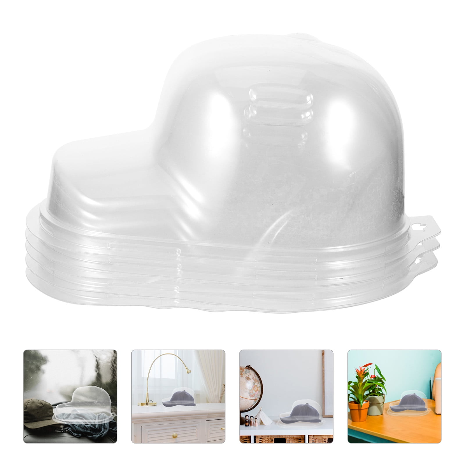 UPOUART 5-Pack Plastic Hat Cap Holders Display Stands for Baseball Caps ...