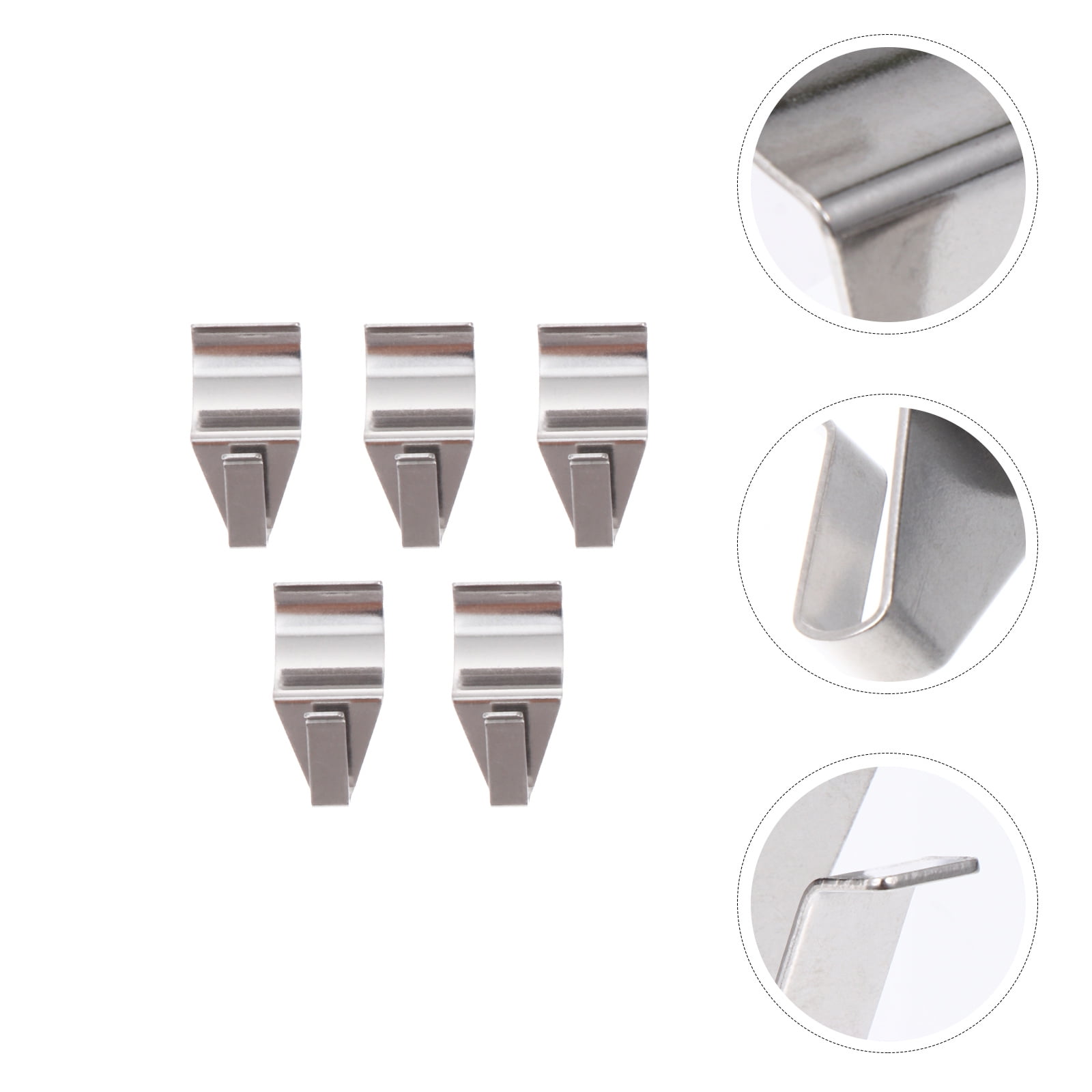 UPOUART 5Pcs Heavy Duty Metal Hooks Vinyl Siding Hanging Hooks Low ...