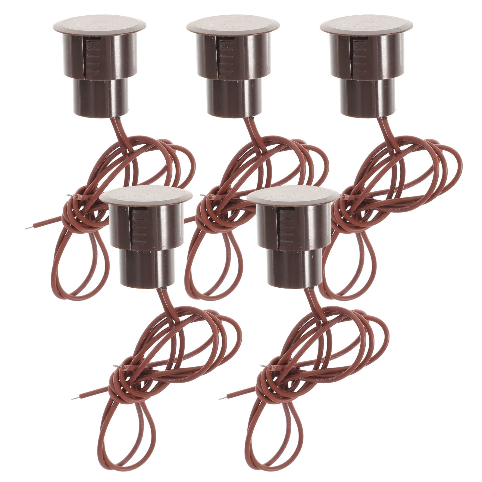 UPOUART 5Pcs Magnetic Door Switches Recessed Alarm System Compatible ...