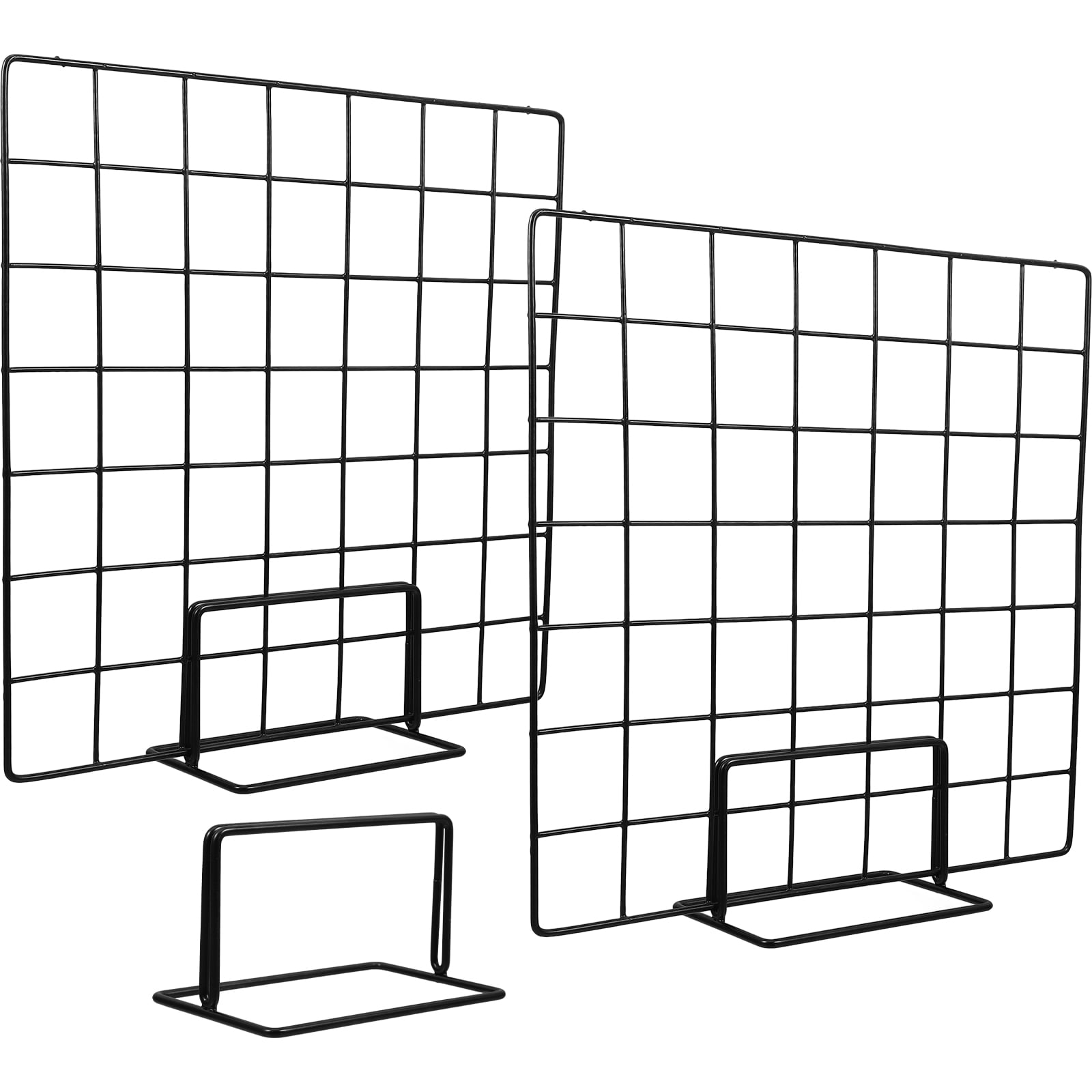 UPOUART 5Set Black Iron Grid Display Rack for Concession Stand Display ...