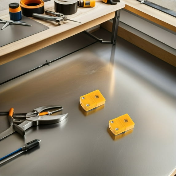 UPOUART 5Sets Thermocouple Plug Adapter Type K Male Female Connector ...