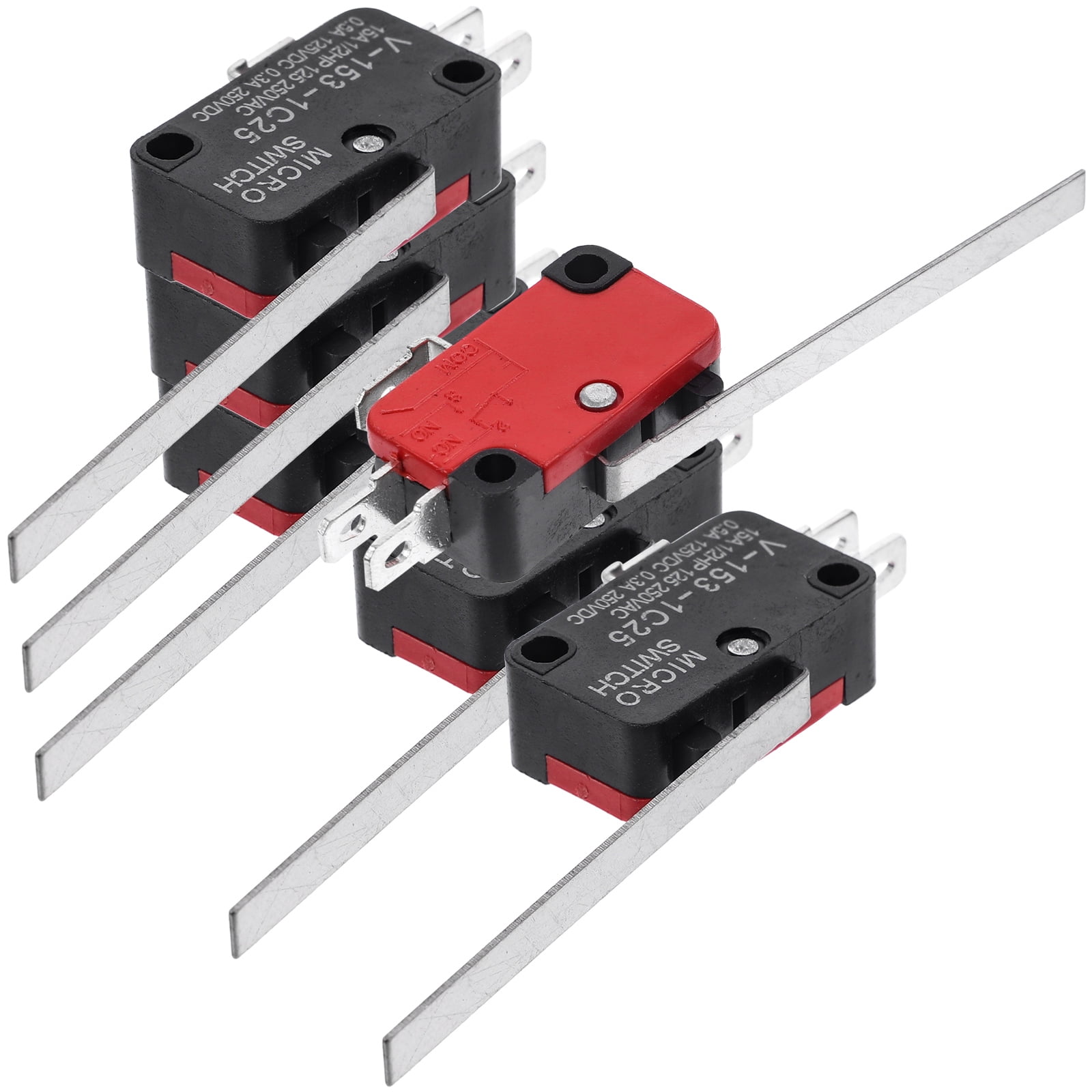 UPOUART 6-Pack Electric Switches with Pin Type Plastic Housing for Charging Control - Walmart.com