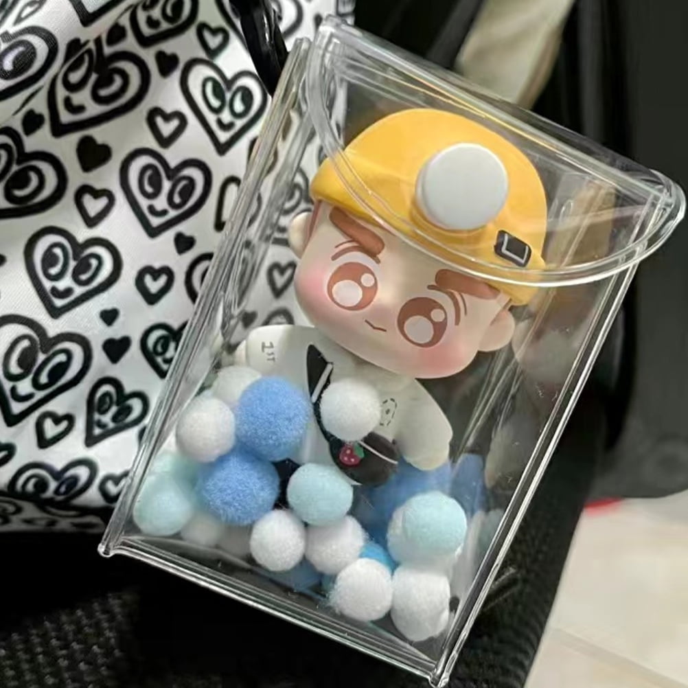 UPOUART 6Pcs Water-resistant Mini Doll Container Transparent Mini ...