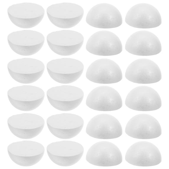 UPOUART 70Pcs Durable Polystyrene Half Spheres for DIY Thanksgiving ...