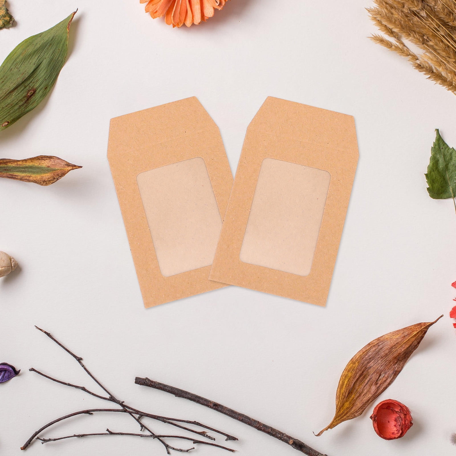 UPOUART 8 Envelopes Khaki Paper for Document Storage 3.1x2.4in 25Set ...