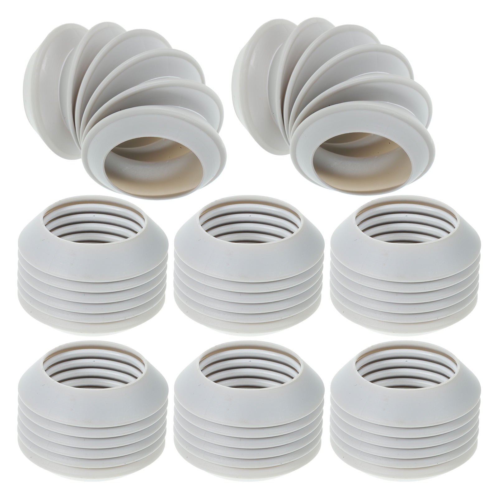 UPOUART 8-Piece White Flexible Plastic Neck Cracking Trick Props for ...