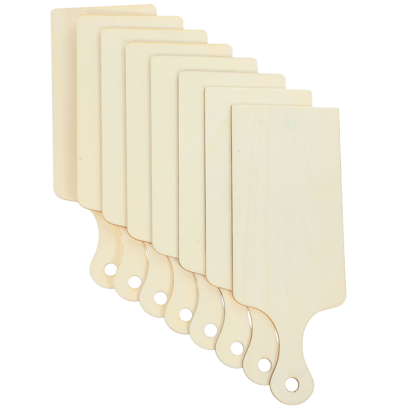 UPOUART 8Pcs Wood Cutting Boards Beige Small Charcuterie Boards Safe ...