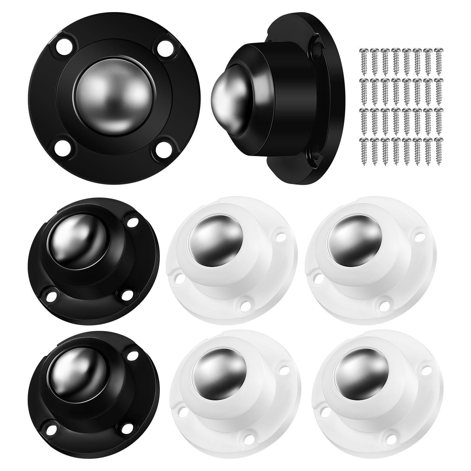 UPOUART 8pcs Roller Wheels for Furniture Featuring Heavy Duty ...