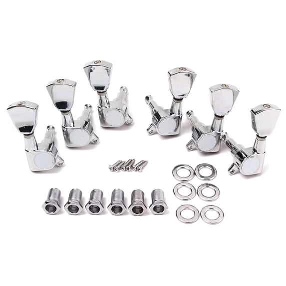 UPOUART Banjo Head Tuning Peg Key Silver Chrome Finish Guitar Accessory ...