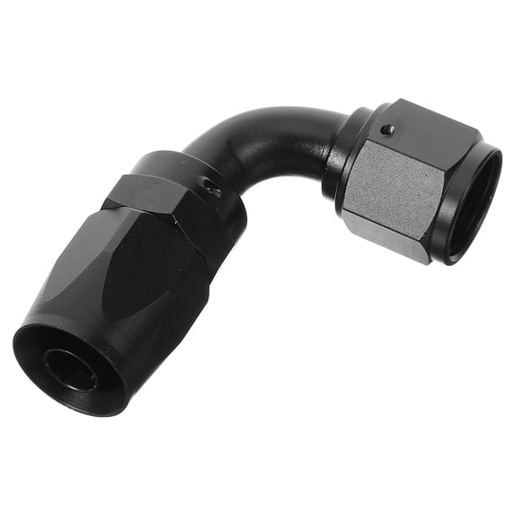 UPOUART 8an Hose Barb Adapter 90 Degree Rotating Oil Line Connector for ...