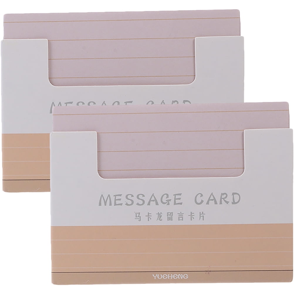 UPOUART Beige Lined Flash Cards Paper Multi Use Blank Note Cards for ...