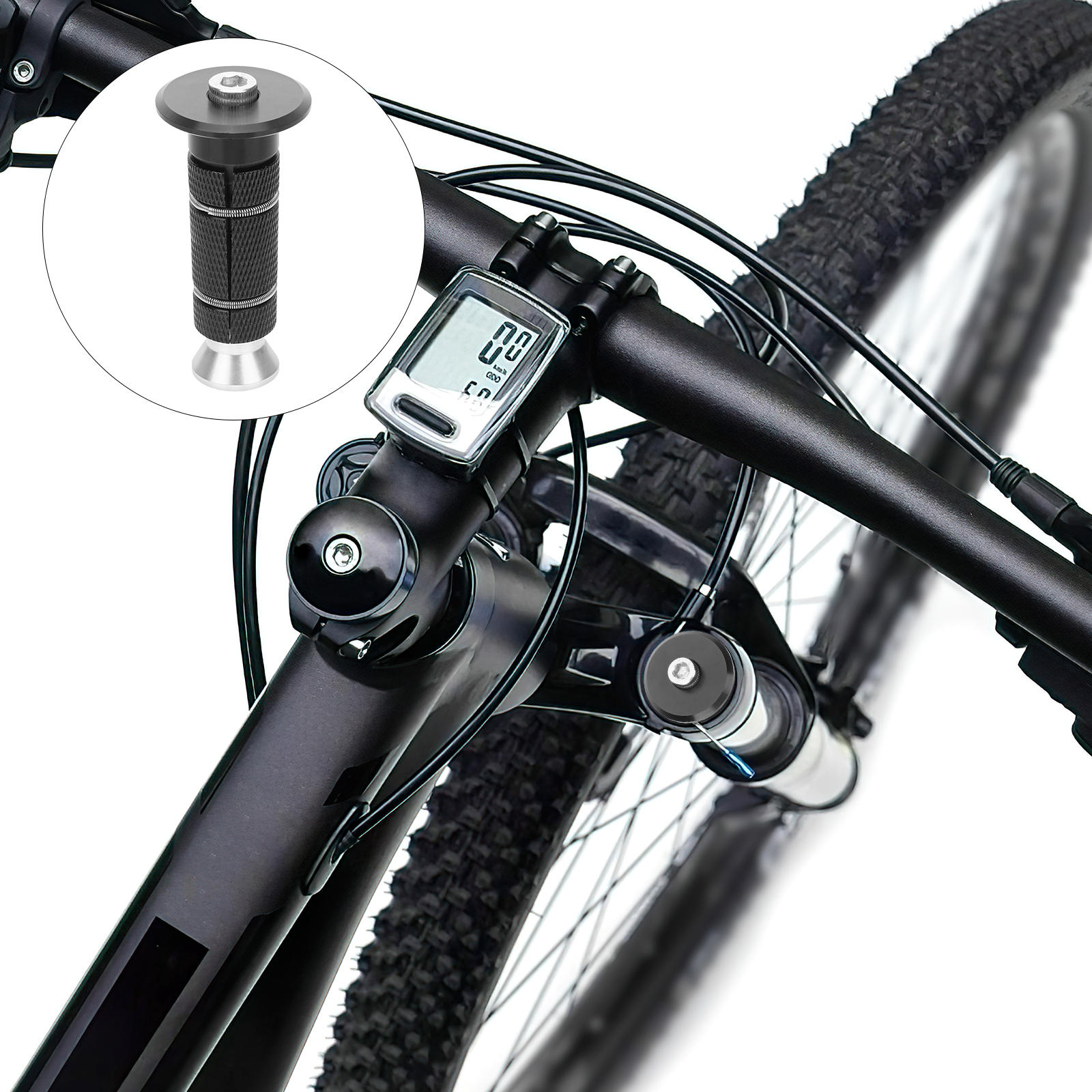 UPOUART Bicycle Nut Covers 1Pcs Metal Expanding Nut Bolt for Carbon ...
