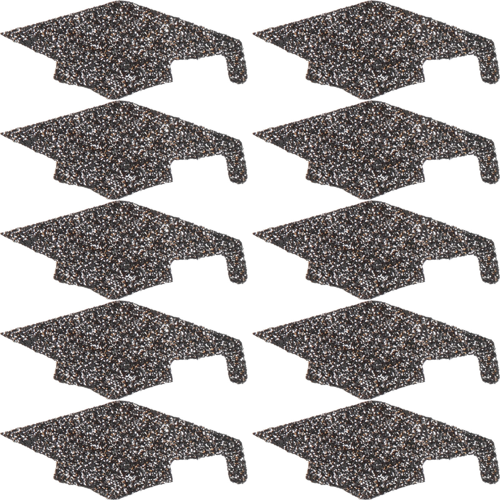 UPOUART Graduation Cap Decor Kit Black 1 Bag 0.9x2.2in Non Woven Fabric ...