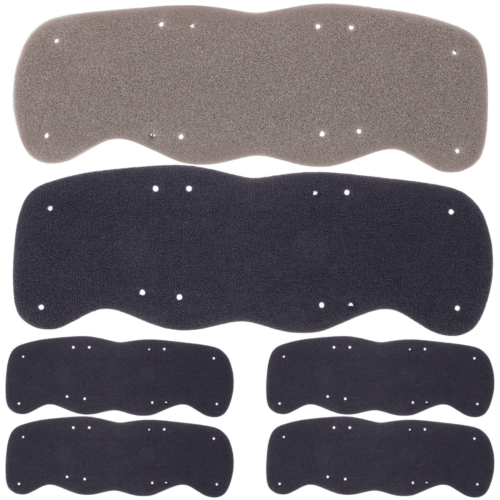 UPOUART 6pcs Hard Hat Sweatband Liner Black Sponge Sweat Absorption for ...