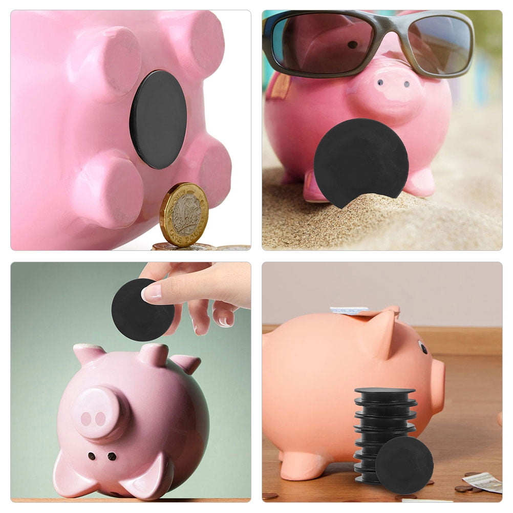 UPOUART Black Rubber Bank Stopper Plugs for Protection with Excellent ...