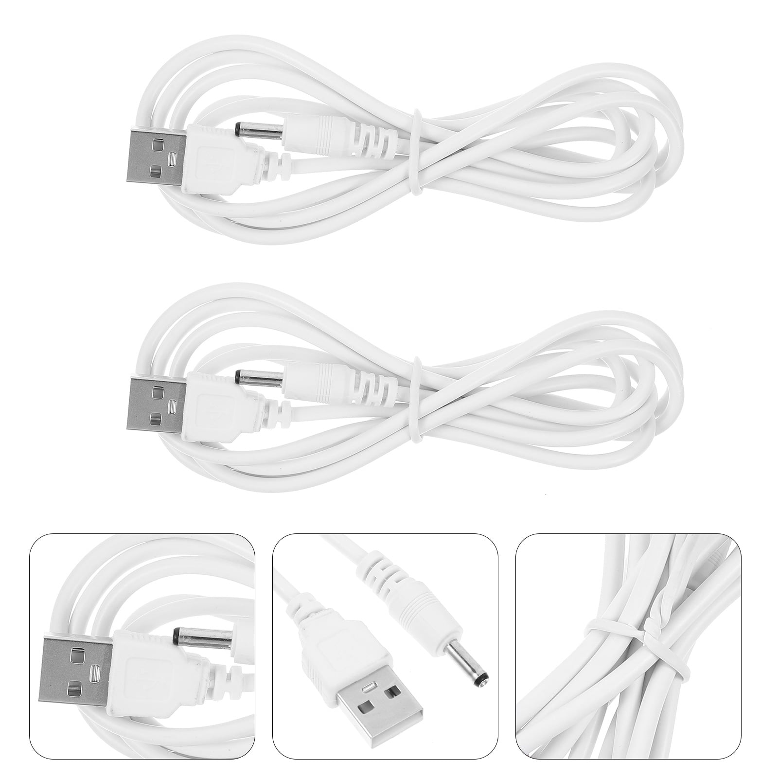 UPOUART 2-Pack DC Charging Cables Compatible with DC , Fans, Lamps, and ...