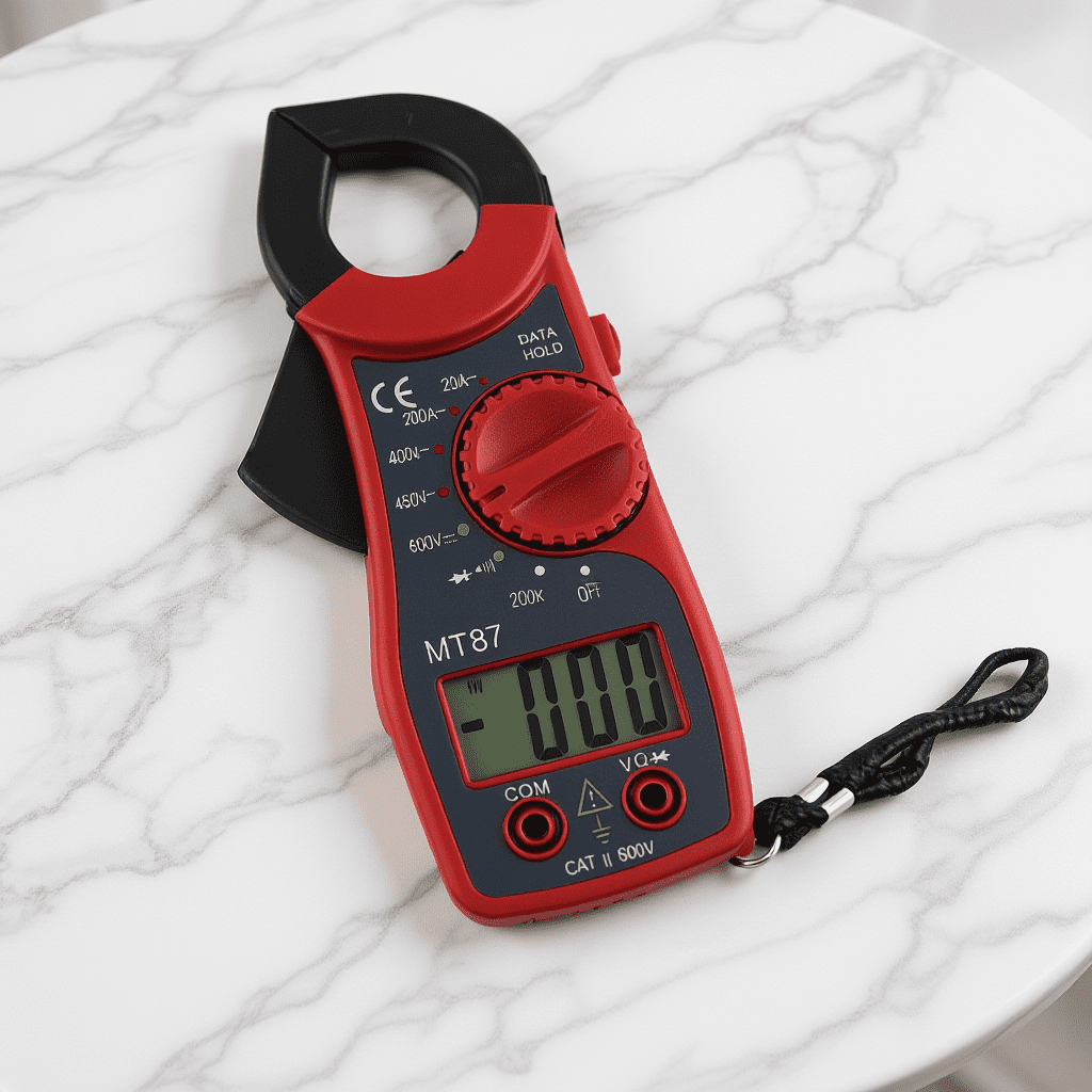 UPOUART Compact Digital Multimeter Clamp Voltage Tester with Diode ...