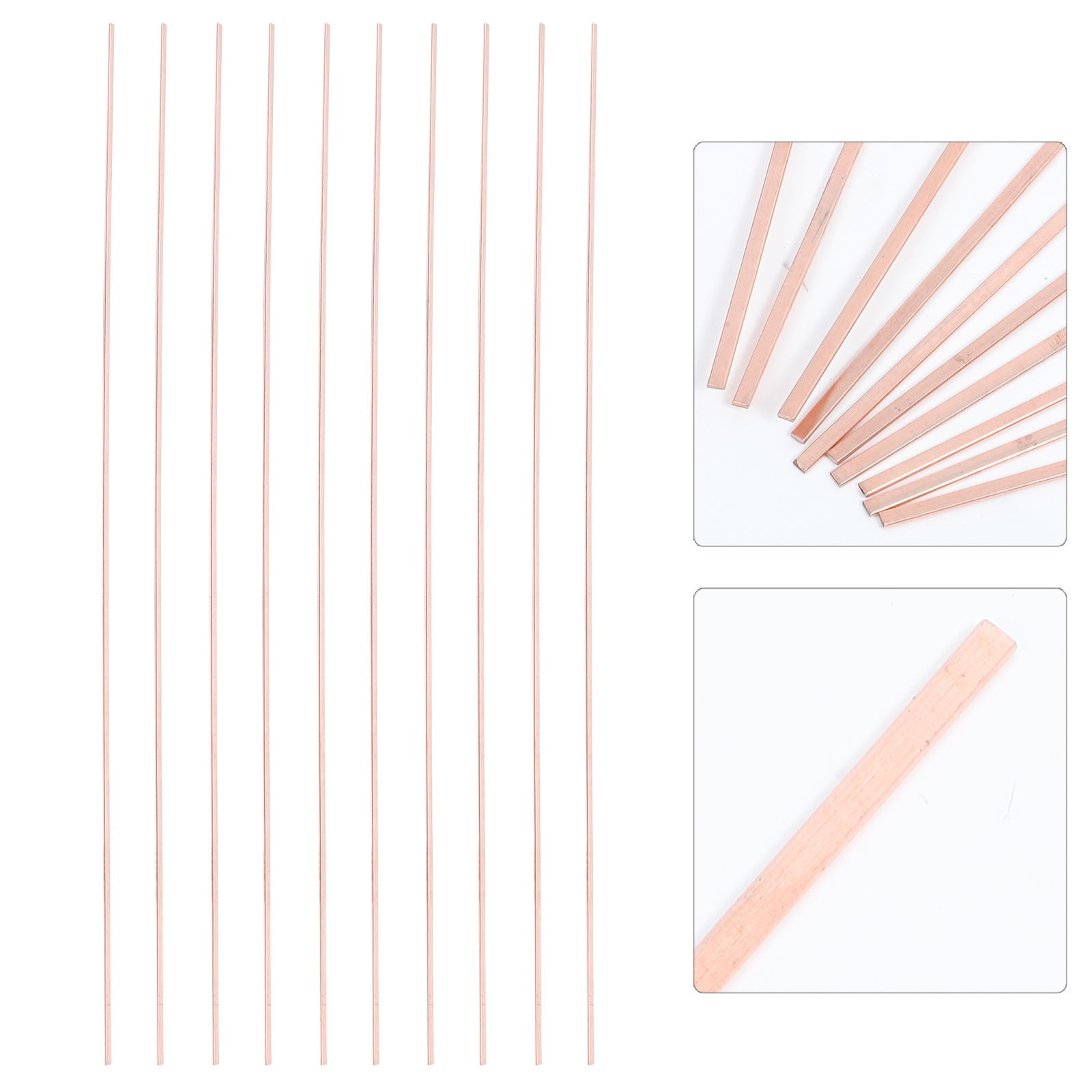 UPOUART Copper for Garden 10Pcs Welding Bar for Home Applications Flat ...